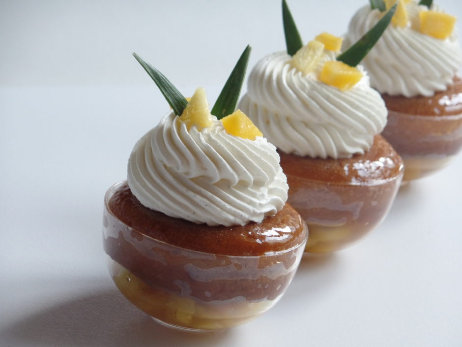 Babas tropicaux (passion,ananas,mangue,vanille,..) Recette-OliviaPâtisse